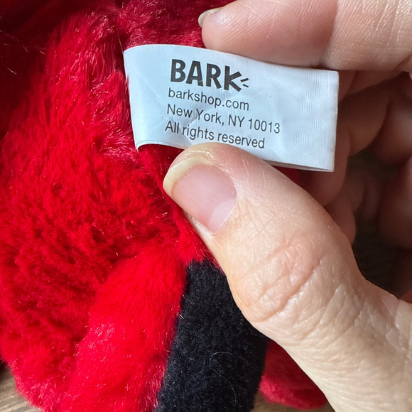Bark | Dog | Bark Box Red Black Monster Dog Toy One Size | Poshmark